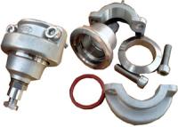 China Silvery White Plastic Pipe End Caps For Φ32mm Pipe Hydrostatic Pressure Test Applications for sale