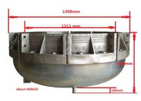 China DN 1200mm Plastic Pipe End Caps With Hydrostatic Test ASTM D 1598/1599 Standards for sale