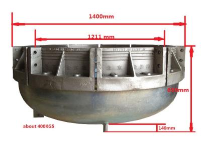 China DN 1200mm Plastic Pipe End Caps With Hydrostatic Test ASTM D 1598/1599 Standards for sale