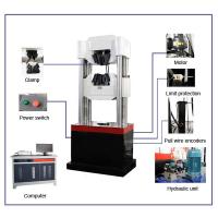 China Servo-hydraulic universal testing machine Tensile strength test of steel strands for prestressed concrete for sale