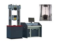 China Precise analysis of mechanical properties with servo hydraulic testing machine for steel strands in engineering for sale