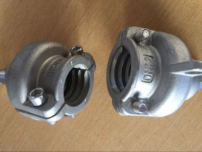 China Half Round Pot Shape φ32mm Metal End Caps For Pipe Casting High Precision for sale