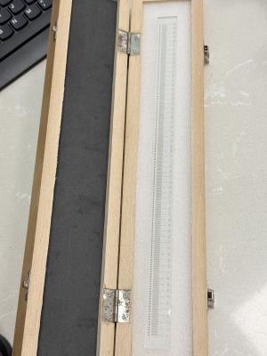 China High-Accuracy 0.5um Direct-Write Lithography Glass Scale with Uniform Coating and High Flatness for sale