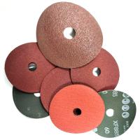 China 4inch 4.5inch 7inch Sanding Fiber Disc Polishing Pad Aluminum Oxide Sandpaper Disc for sale