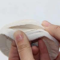 China Soft Polishing Wheel with 1/2 Inch Arbor Hole 6 Inch 50 Ply White Muslin Cotton Buffs for sale