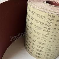 China Grit size 40-240 Black Aluminum Oxide Emery Cloth Jumbo Roll for Surface Conditioning for sale