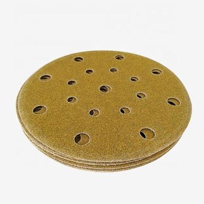 China Carbon Steel Suitable 5inch 6inch Round Sanding Disc with hook and loop backing material for sale