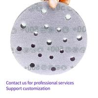 China Customized Hook and Loop Paper Abrasive Sanding Discs for Surface Grinding in Purple for sale