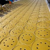 China 5-inch 8-hole Coated Flocking Disc Sanding Paper for Auto Finish Polished Coated for sale