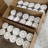 China 5-inch 8-hole Coated Flocking Disc Sanding Paper for Auto Finish Polished Coated for sale