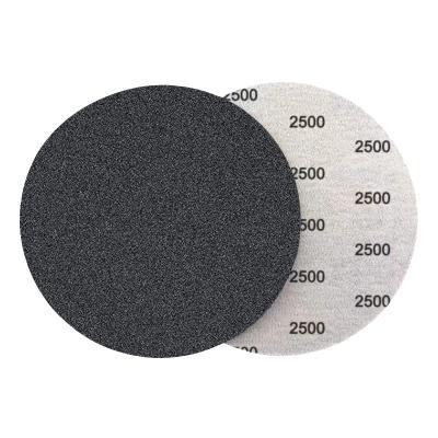 China OEM Support Customized Silicon Carbide Sanding Disc for Glass Stainless Steel Hook Loop for sale