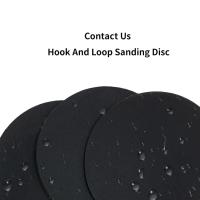 China OEM Support Customized Silicon Carbide Sanding Disc for Glass Stainless Steel Hook Loop for sale