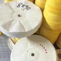 China Cotton Buffing Wheel for Polishing Surface Inner Hole Size 4mm 5imm 6mm 8mm 12mm 16mm for sale