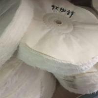 China Cotton Buffing Wheel for Polishing Surface Inner Hole Size 4mm 5imm 6mm 8mm 12mm 16mm for sale