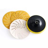 China Customized Support 6inch 17holes Hook and Loop Sanding Discs for Auto Putty Polishing for sale
