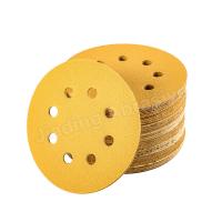 China Customized Support 6inch 17holes Hook and Loop Sanding Discs for Auto Putty Polishing for sale