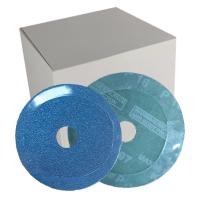 China Round Hole Resin Fiber Disc 150*22mm P40 for Angle Grinder and Surface Polishing for sale