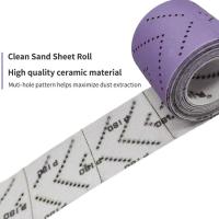 China Sanding Paper Roll for Automotive Body Repair 70 mm x 12 m Multi-Hole Wood Sandpaper for sale