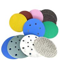 China 8 Holes Sanding Disk for Abrasive Sander 80 -1000 Grit Size Hook and Loop Design for sale
