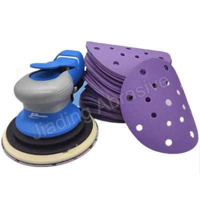 China Customized 6inch Purple Ceramic Sanding Disc for Polishing Any Size Can Be Customized for sale