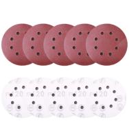 China Abrasive Disc 125mm 150mm 5 Inch Hook And Loop Sanding Round Paper Grit 40 60 80 100-2000 for sale