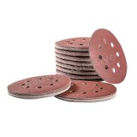 China Abrasive Disc 125mm 150mm 5 Inch Hook And Loop Sanding Round Paper Grit 40 60 80 100-2000 for sale
