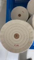 China 4x50 Layers Cotton Cloth Buffing Wheel for Polishing Stainless Steel 8inch Diameter for sale