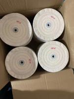 China 4x50 Layers Cotton Cloth Buffing Wheel for Polishing Stainless Steel 8inch Diameter for sale