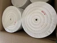 China 4x50 Layers Cotton Cloth Buffing Wheel for Polishing Stainless Steel 8inch Diameter for sale