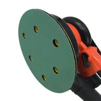 China 150mm 180 Grit Hook And Loop PET Film Backing Sanding Disc With Easy Installation for sale