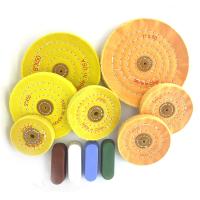 China Customized Abrasive Size Surface Buffing Cloth Wheel for Smooth Polishing Cotton Wheel for sale