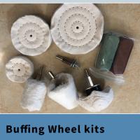 China Without Abrasive Cotton Cloth Cotton Lint Cloth Buffing Wheel Polishing Yellow 6*50 Wheels for sale