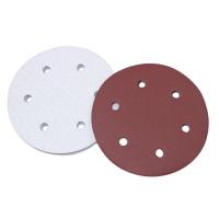 China Red Yellow Brown Green Black 50mm Car Alumina Sanding Discs for Metal Wood Steel for sale