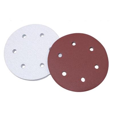 China Red Yellow Brown Green Black 50mm Car Alumina Sanding Discs for Metal Wood Steel for sale
