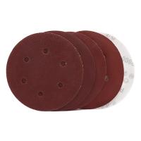 China Red Yellow Brown Green Black 50mm Car Alumina Sanding Discs for Metal Wood Steel for sale
