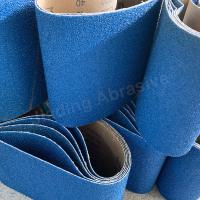 China Brown Abrasive Belt Customized Size for Wood and Metal Polishing Precision Finishing for sale
