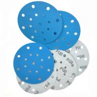 China Hook Loop Discs Polishing Blue Film Abrasive Sanding Pad for Long-Lasting Polishing for sale