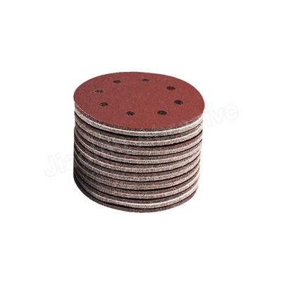 China Metal Wood Steel Sanding 5 Inch Round Sanding Paper Disc with Hook and Loop Backing for sale