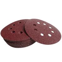 China Metal Wood Steel Sanding 5 Inch Round Sanding Paper Disc with Hook and Loop Backing for sale