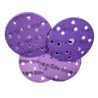 China Dry Polishing Automobile Sanding Disc with Hook and Loop Abrasives Customized Grit 40 -600 for sale