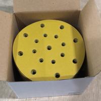 China D Weight Paper Gold Sanding Discs 8-Hole Dustless Hook and Loop Grit 60 80 120 220 320 400 600 800 for sale