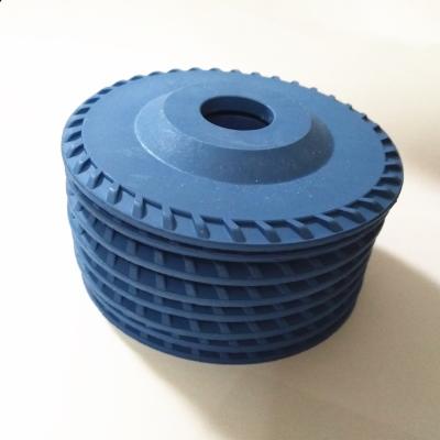 China 90mm 105mm 107mm 117mm 170mm Diameter Flap Disc with Nylon Pad and Plastic Backing for sale