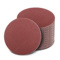 China 40-2000 Gold Alumina Metal Abrasive Sanding Disc with Hook and Loop Backing Material for sale