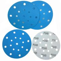 China 225mm Sanding Discs GXK51Green Water-Based Adhesive Hook Loop Discs for Polishing Needs for sale