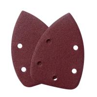 China Polishing Sanding Disc 125mm 120 Grit Hook and Ring Grinder Circular Red 5-inch 8-hole for sale