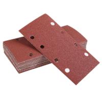 China Polishing Sanding Disc 125mm 120 Grit Hook and Ring Grinder Circular Red 5-inch 8-hole for sale
