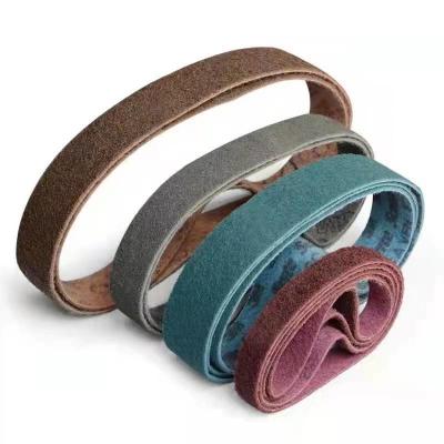 China Customized Blue Abrasive Fabric Sanding Belt with ODM Support for sale