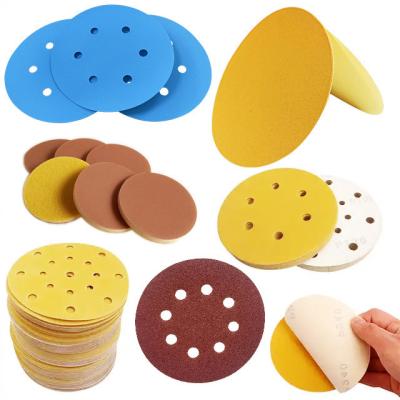 China 125mm 150mm 225mm 220mm Wet and Dry Sandpaper Orbital Sander Disk Grit 40 60 80 100-2000 for sale