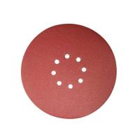 China Hook and loop backing material 215mm 8 holes 225mm sanding disc for drywall sandpaper disc for sale