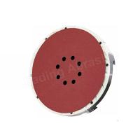 China Hook and loop backing material 215mm 8 holes 225mm sanding disc for drywall sandpaper disc for sale